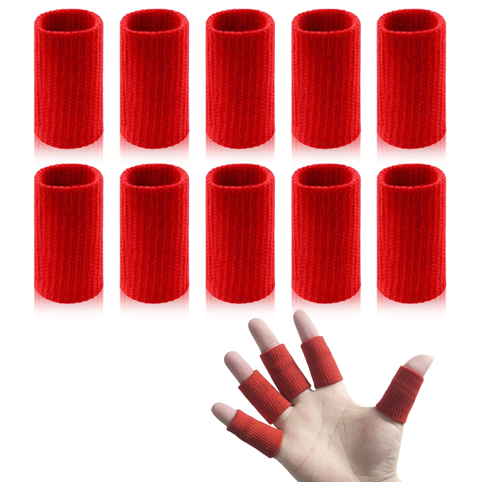 Finger Protectors for Injury Finger Bandage, Stretchable Finger Cover ...