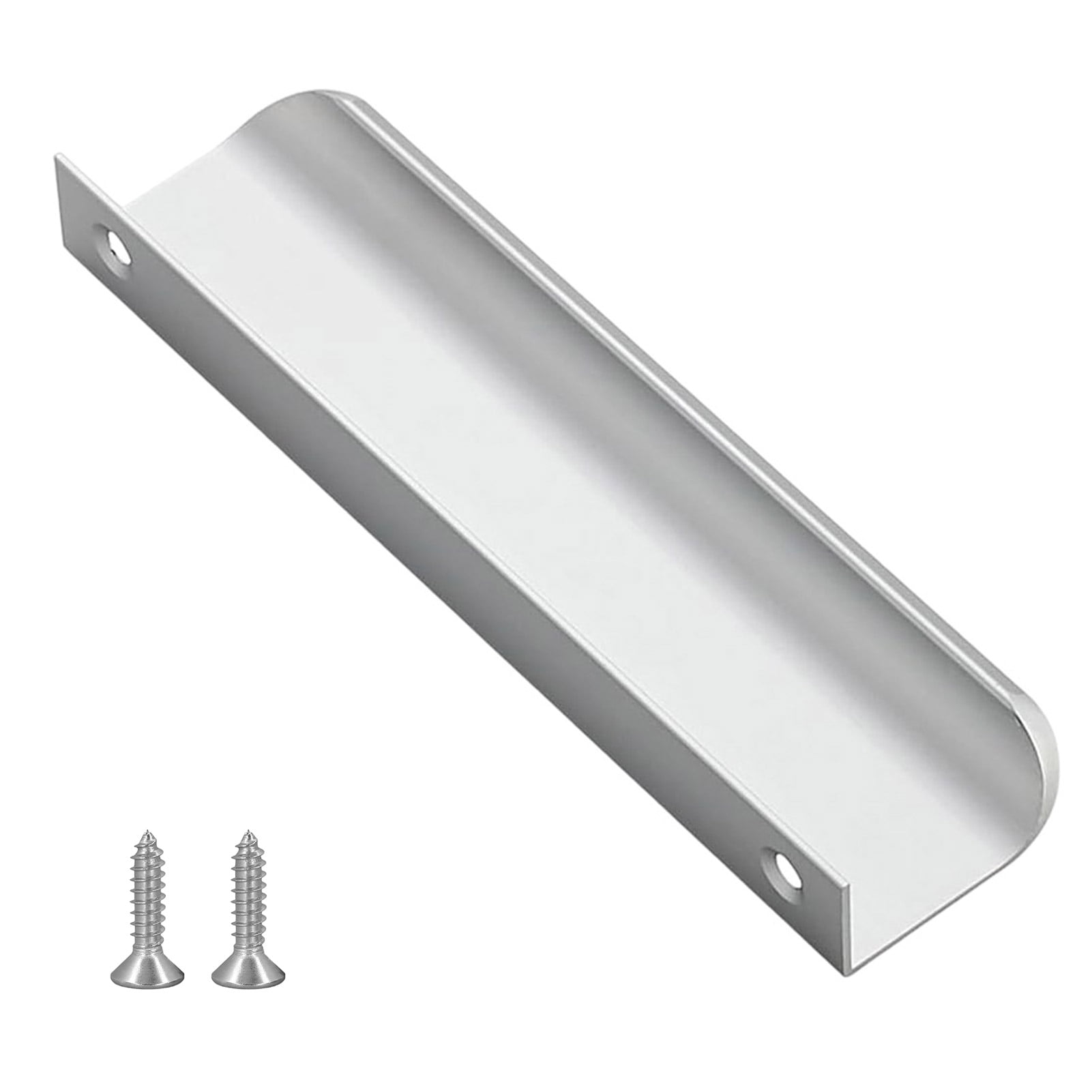 Finger Pull Cabinet Handle Rustproof Polished Surface Rounded Edge ...