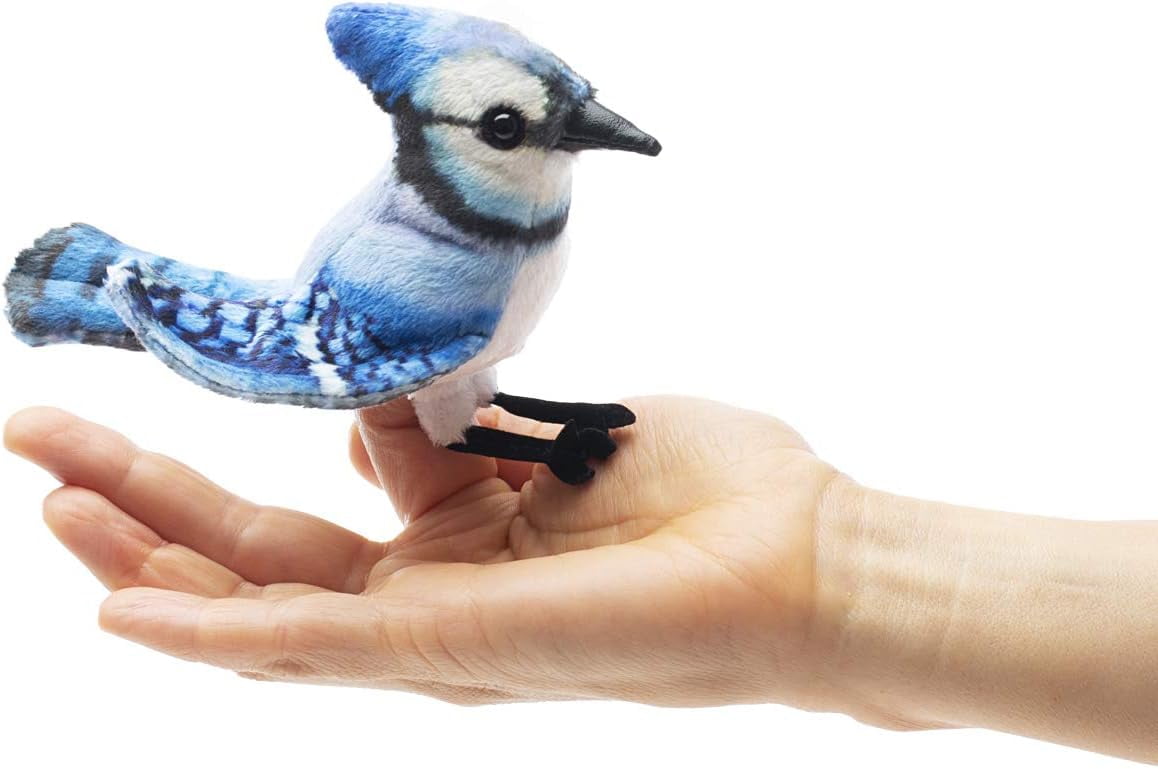 Folkmanis Puppets Mini Blue Jay Finger Puppet - Walmart.com