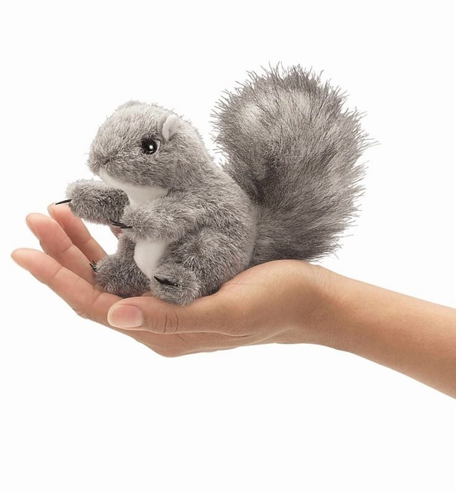 Folkmanis Mini Gray Squirrel Finger Puppet - Walmart.com