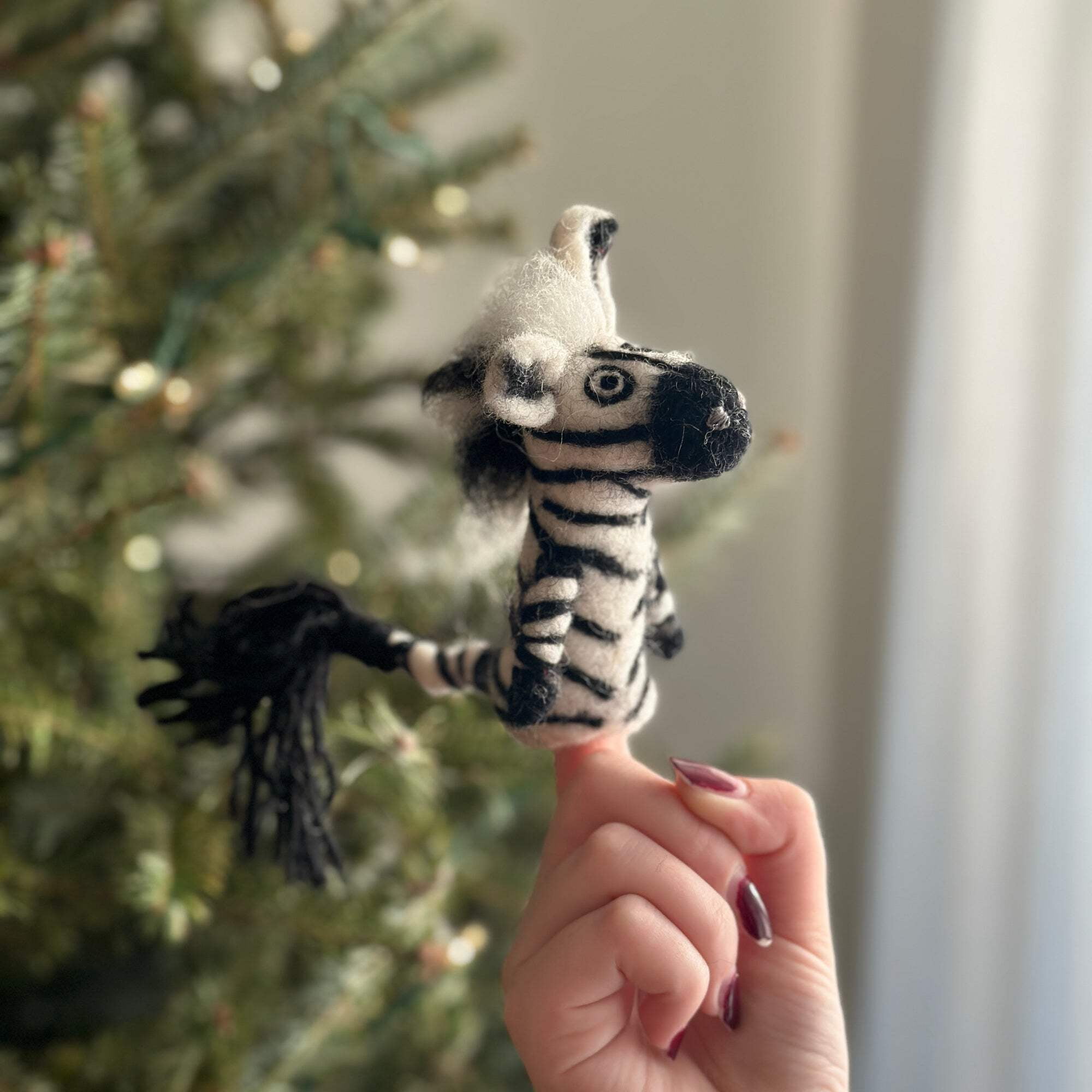 Finger Puppet - Zebra - Walmart.com