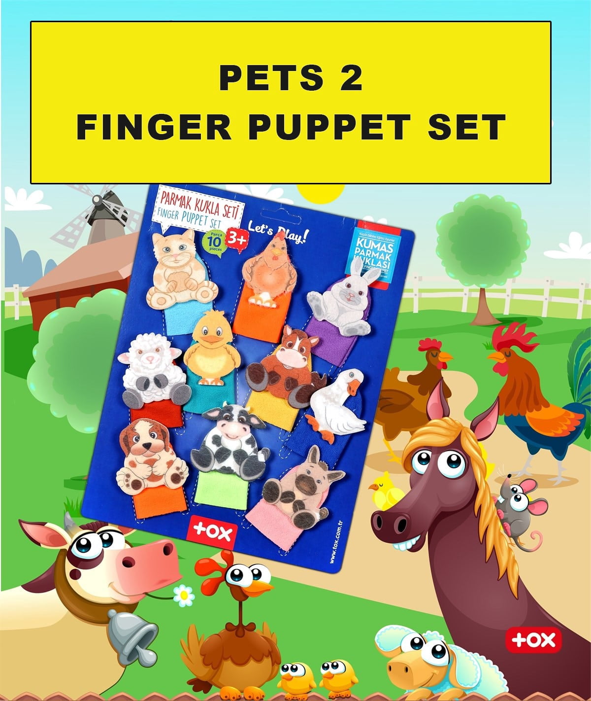 Finger Puppets 10 Pieces for Homeschooling and Preschool Education of ...