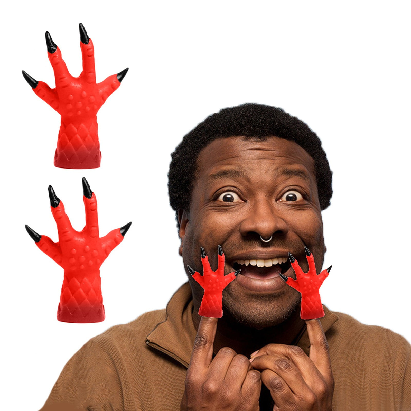 Finger Puppets Toys,Funny colorful Monster Stretchy Finger Puppets,Soft ...