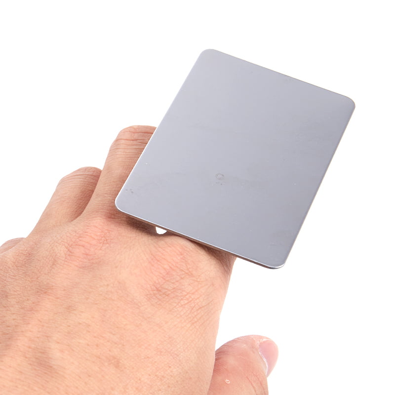 Finger Ring Color Palette Stainless Steel Plate Make Up Cream ...