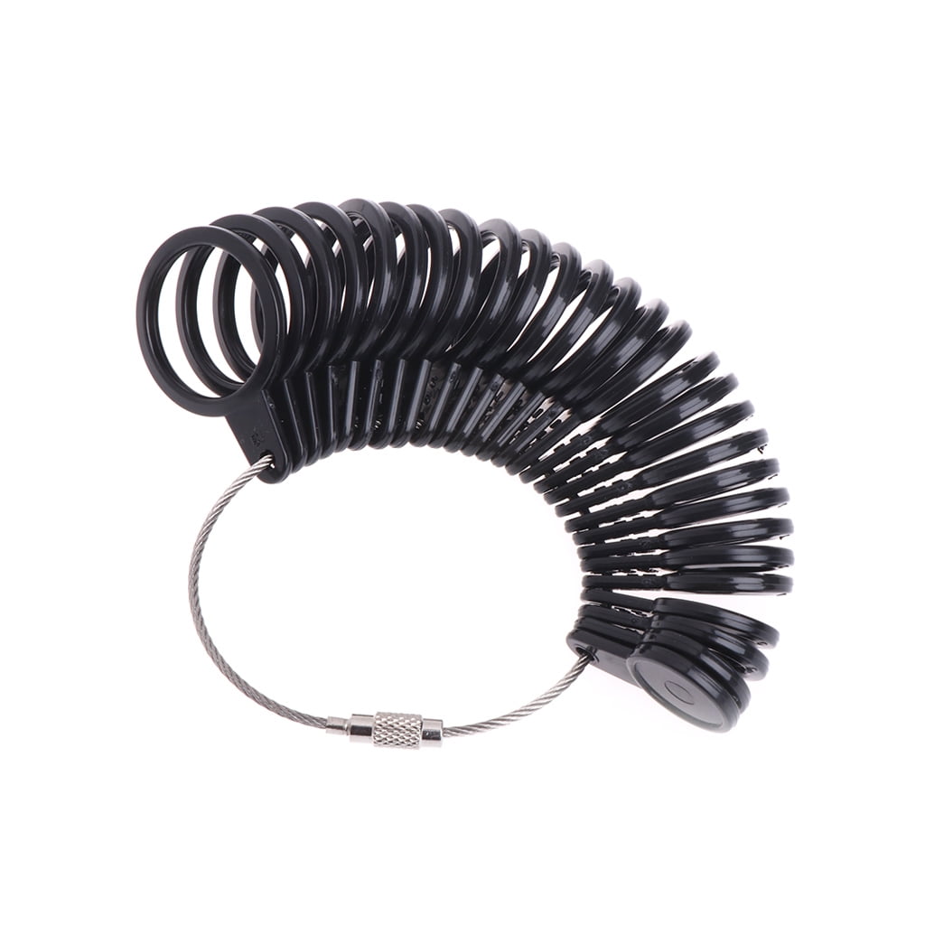 Finger Ring Sizer Plastic Jewelry Making Measurement Mandrel Standard ...