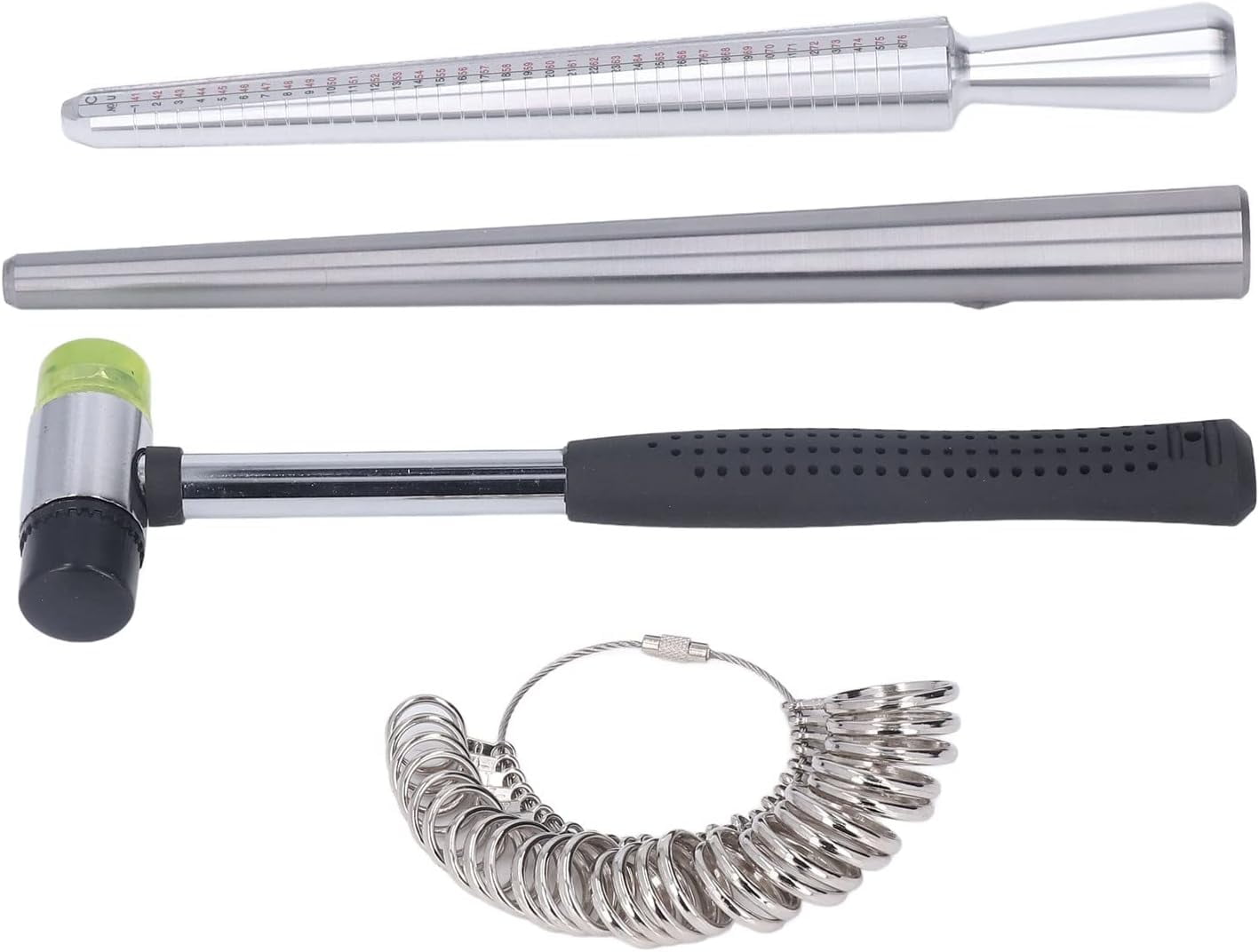 Finger Rings Measuring Tool, Ring Mandrel Gauge Clear Scale Easy ...