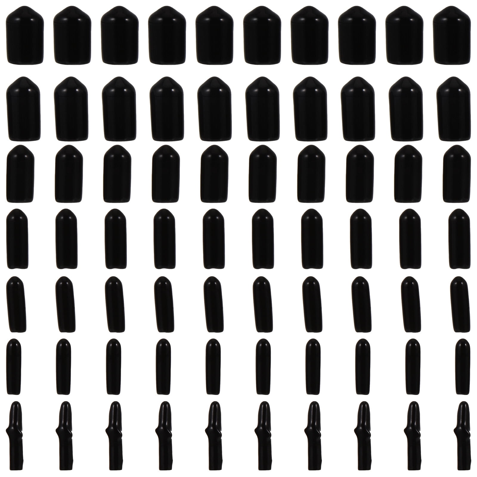 Finger Rubber Cover Caps Flexible Tips Post Protector Tube Cap Cots End ...