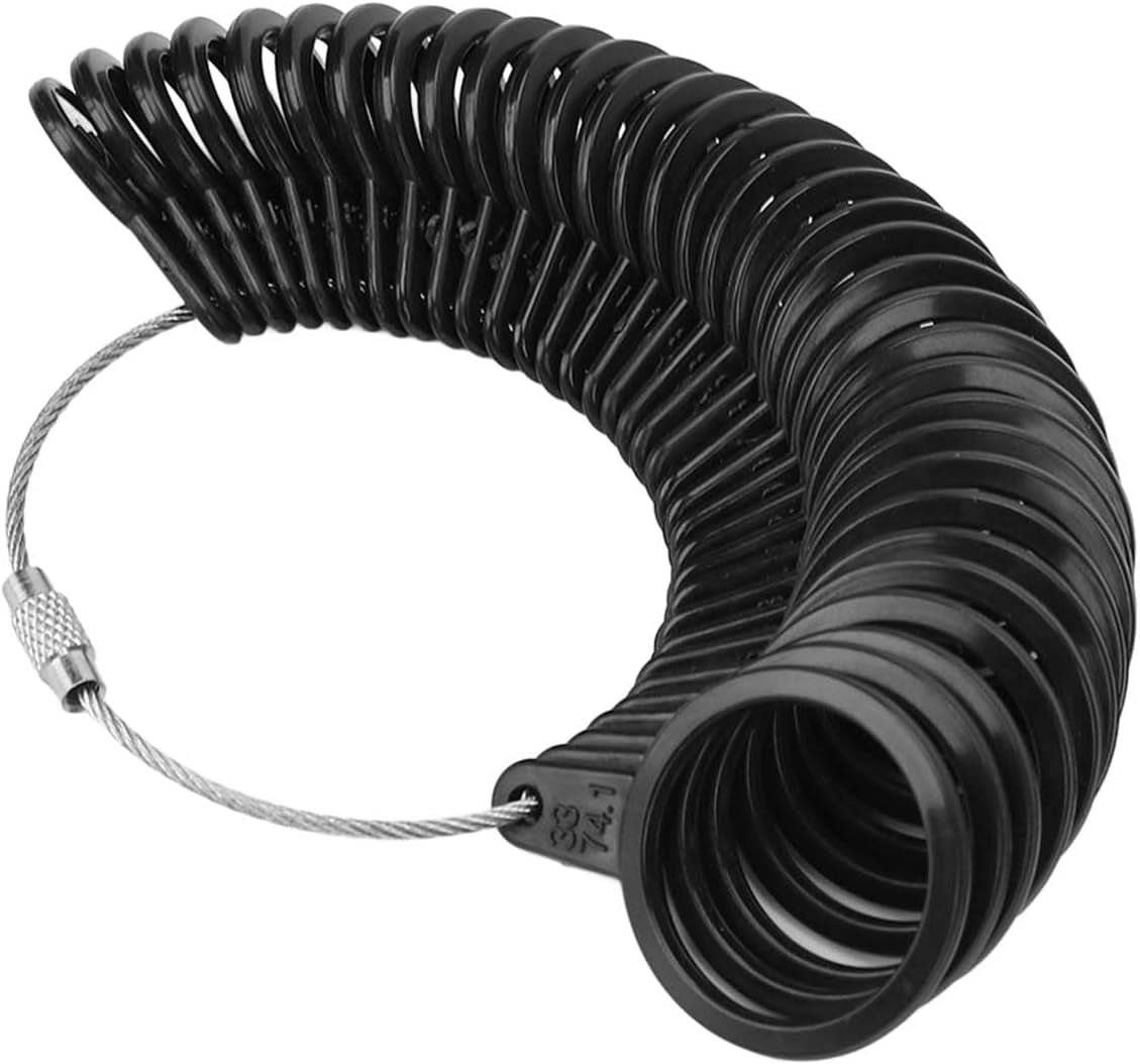 Finger Size Gauge, Measuring Tool Portable Ring Sizer Professional ...