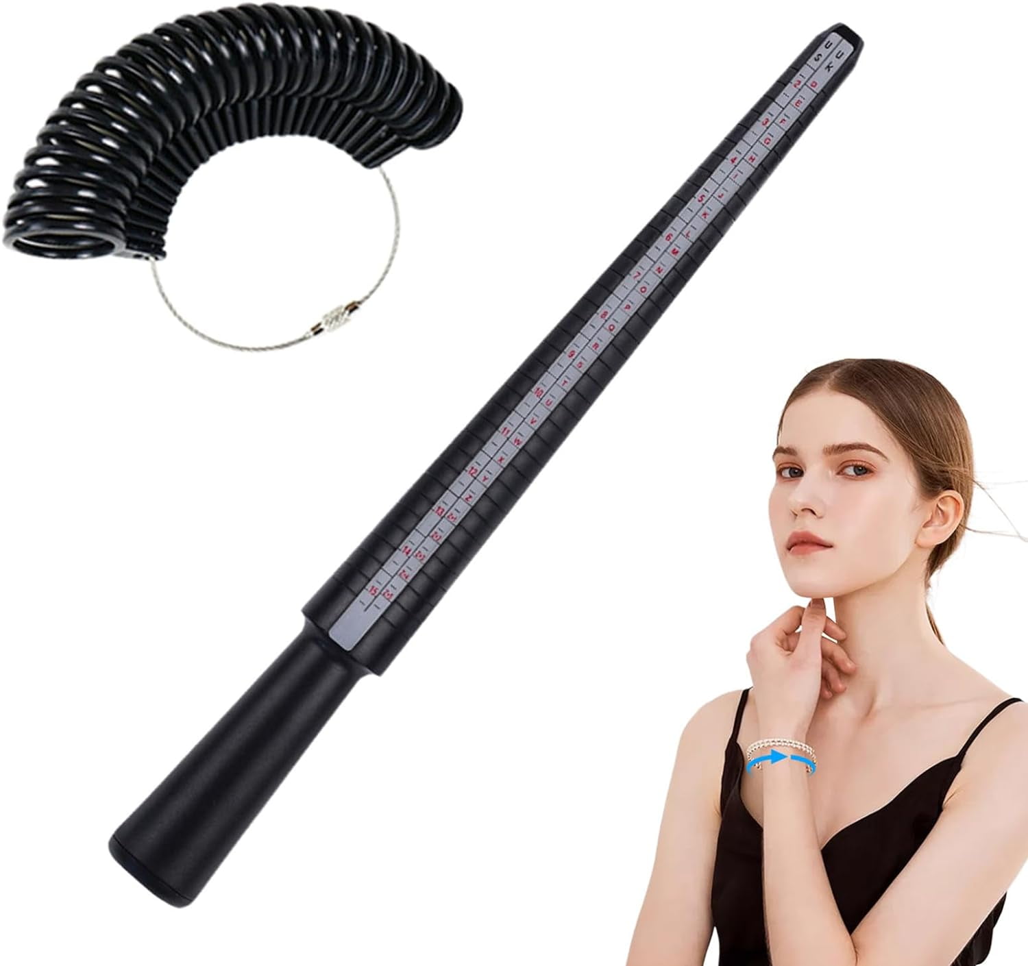 Finger Size Measuring Set | Jewelry Sizers Finger Gauges Rings Sizer ...