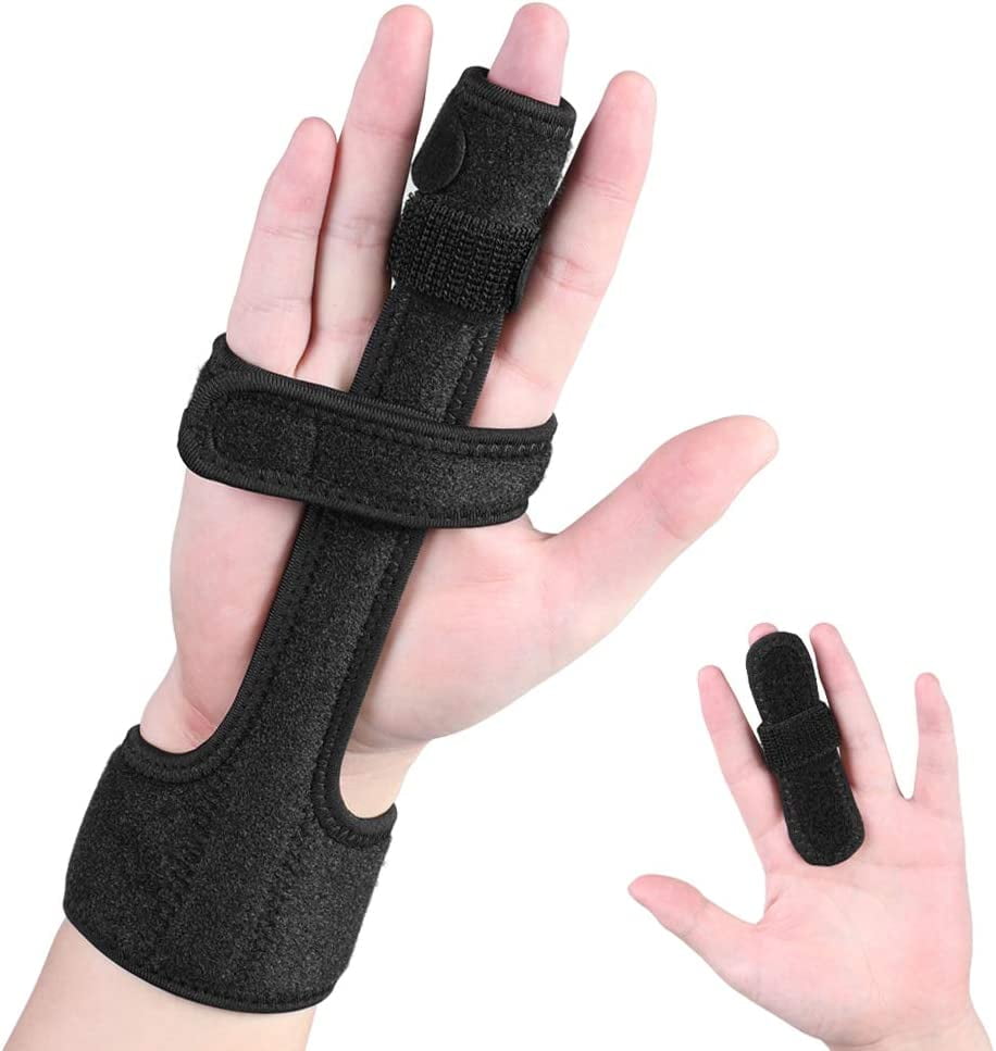 Finger Splint Fit Left/Right Hand for Middle Pointer Ring Small Thumb ...