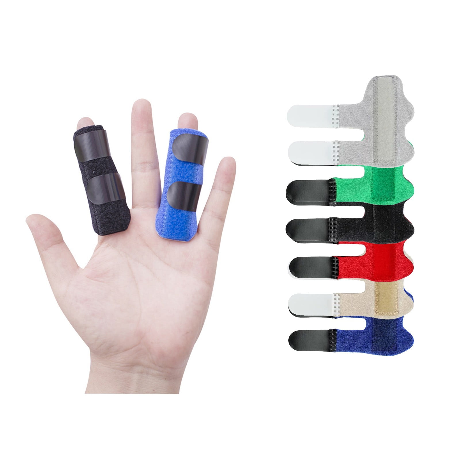 Finger Splint & Immobilizer Band for Knuckle Sprain, Corrective Finger ...