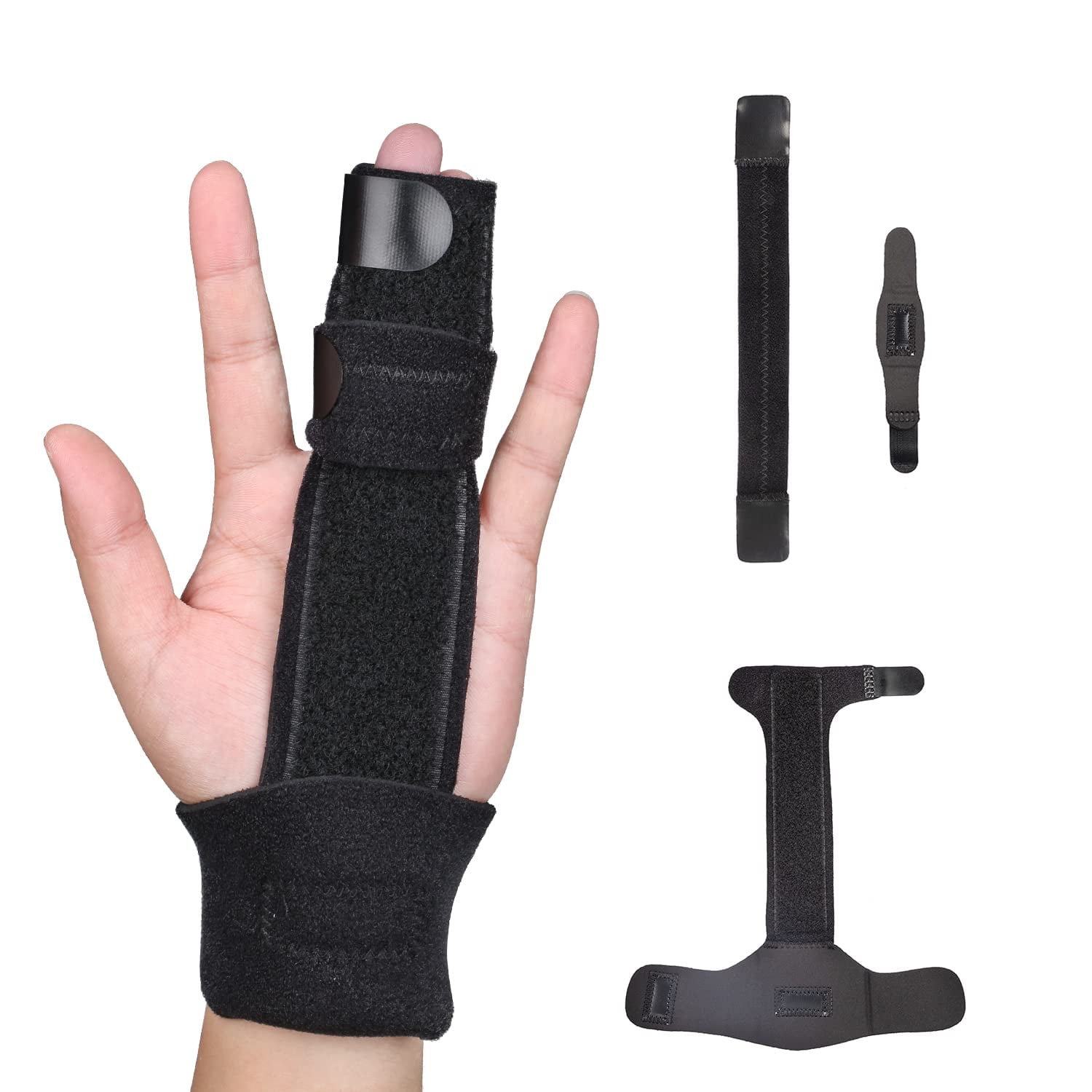 Finger Splints Adjustable Finger Support for 2 Finger Fixation, Used ...