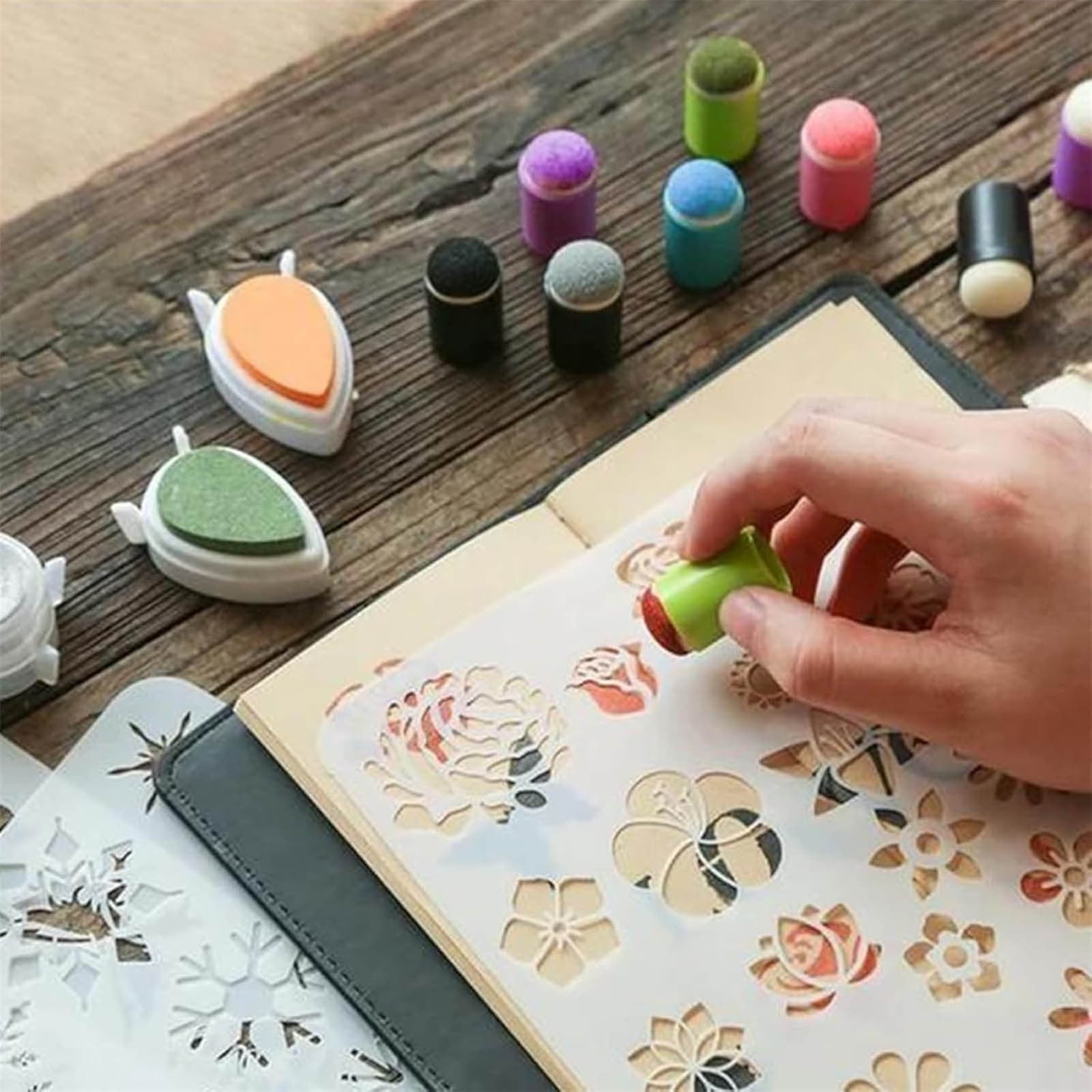Finger Sponge Applicators, Finger Painting Sponges for Art and Craft ...