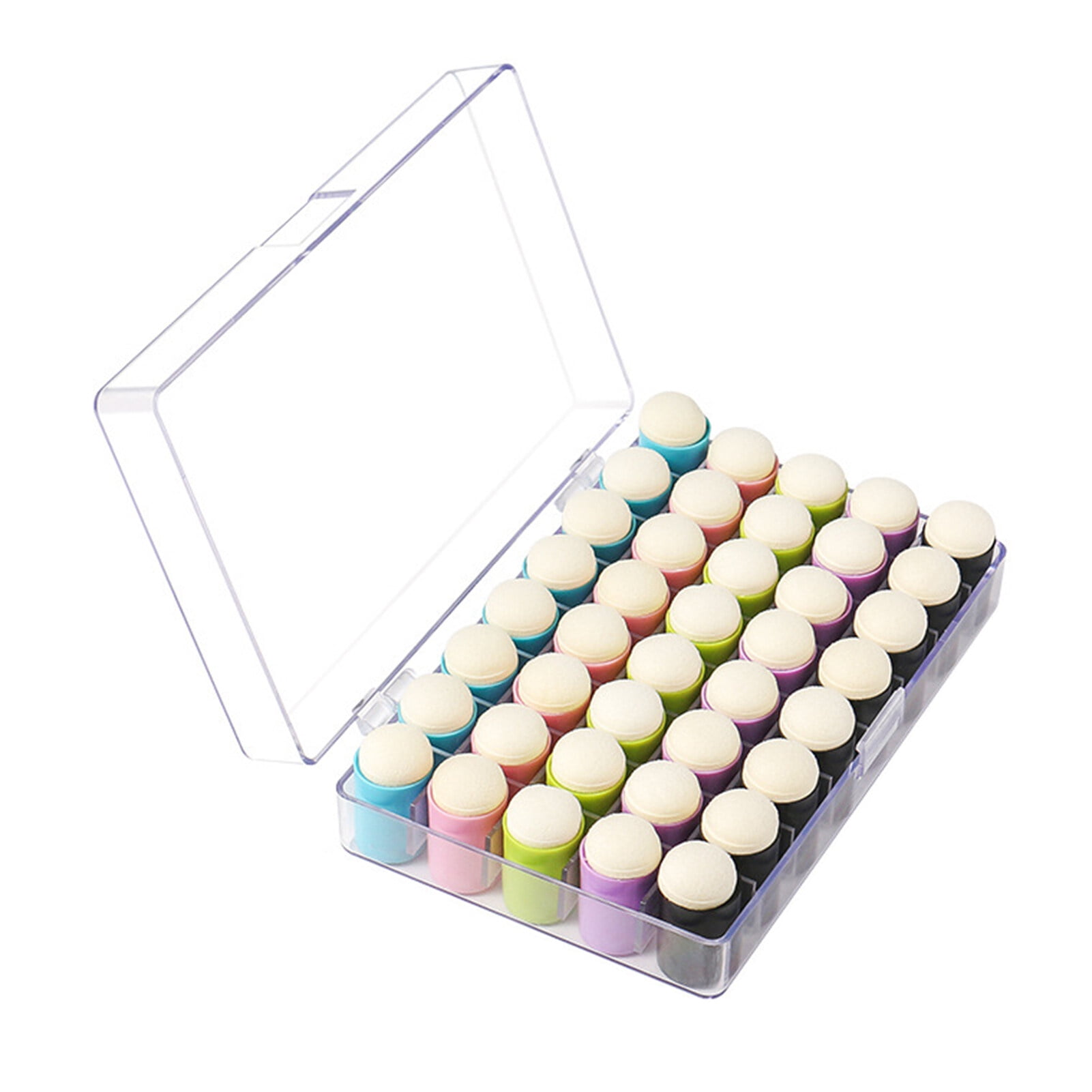 Finger Sponge Daubers Set with Storage Case or Painting Drawing Ink Card Making Commodities ...