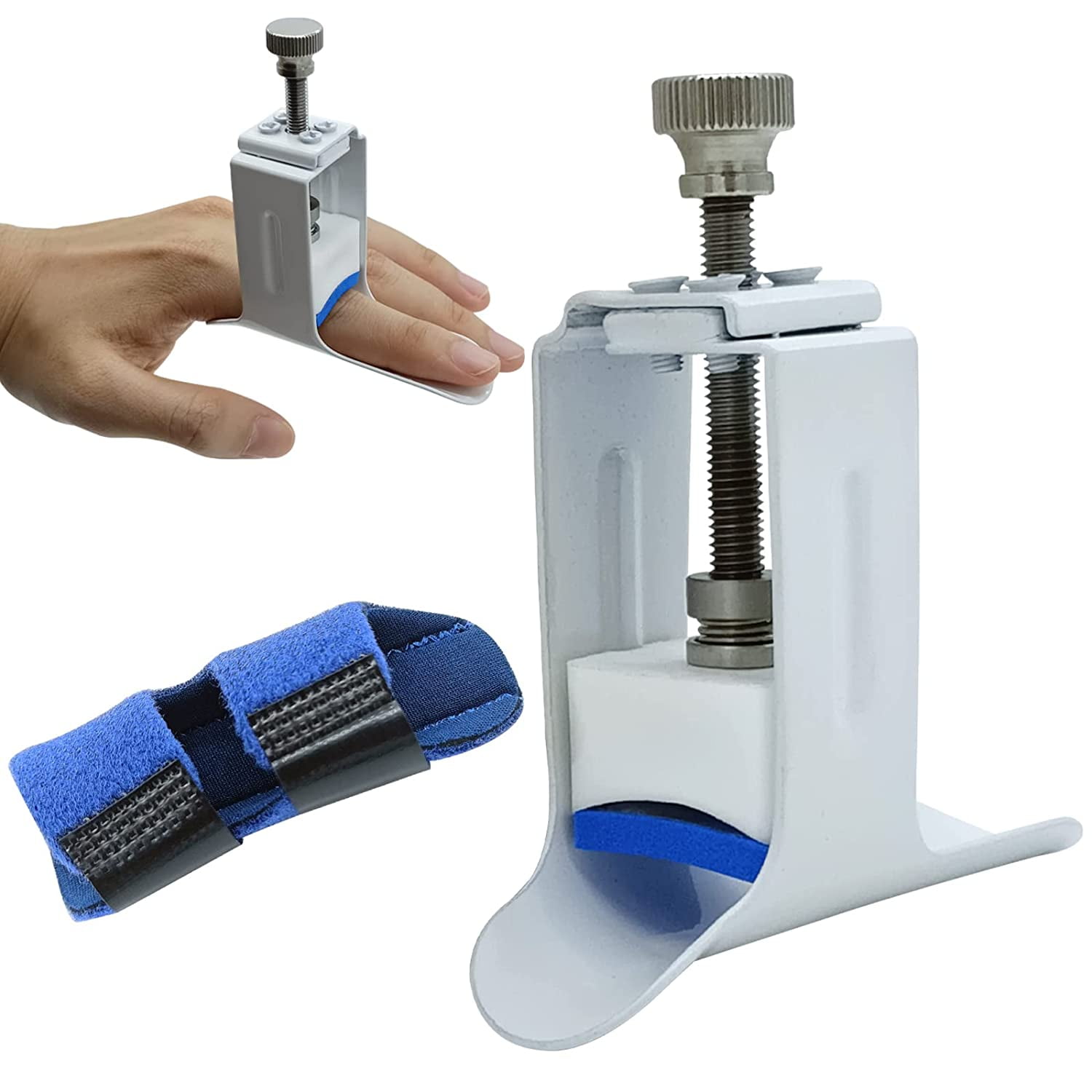 Finger Straightener Splint Brace Corrector Support with Soft Foam Inner ...