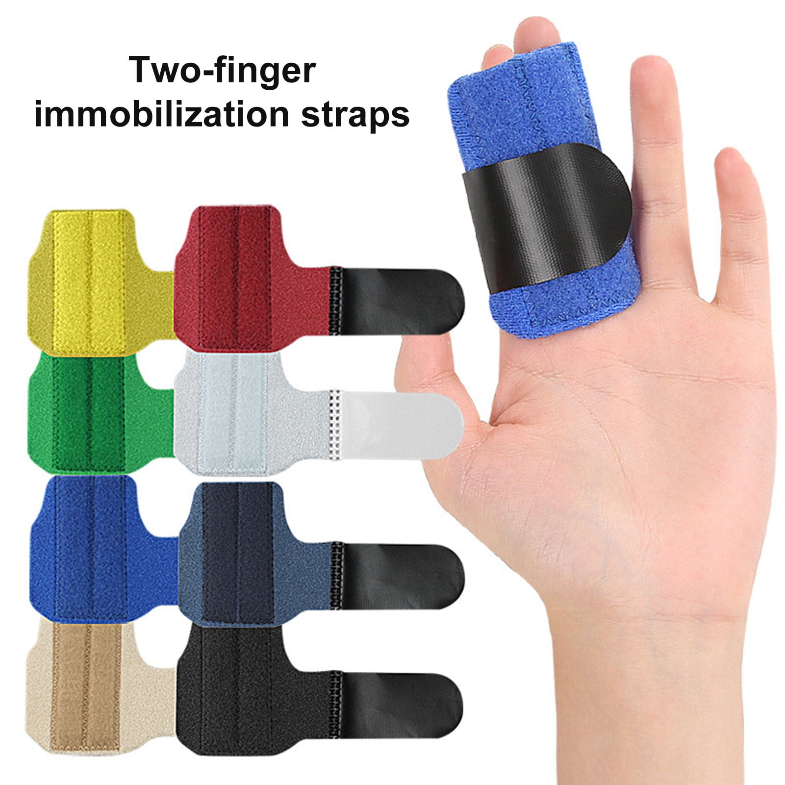 Finger Strap Adjustable Fasten Tape Arthritis Pain Relief Knuckle ...