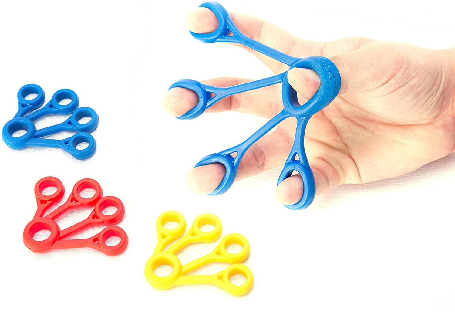 Finger Stretcher Hand Resistance Bands Hand Extensor Exerciser Finger ...