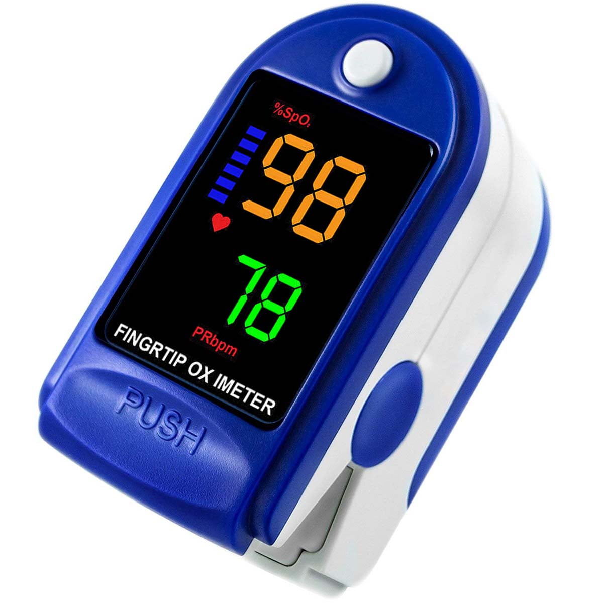 Finger Tip Pulse Oximeter, SpO2 Heart Rate Pulse Oximeter Monitor Blood Oxygen Saturation, LK87 ...