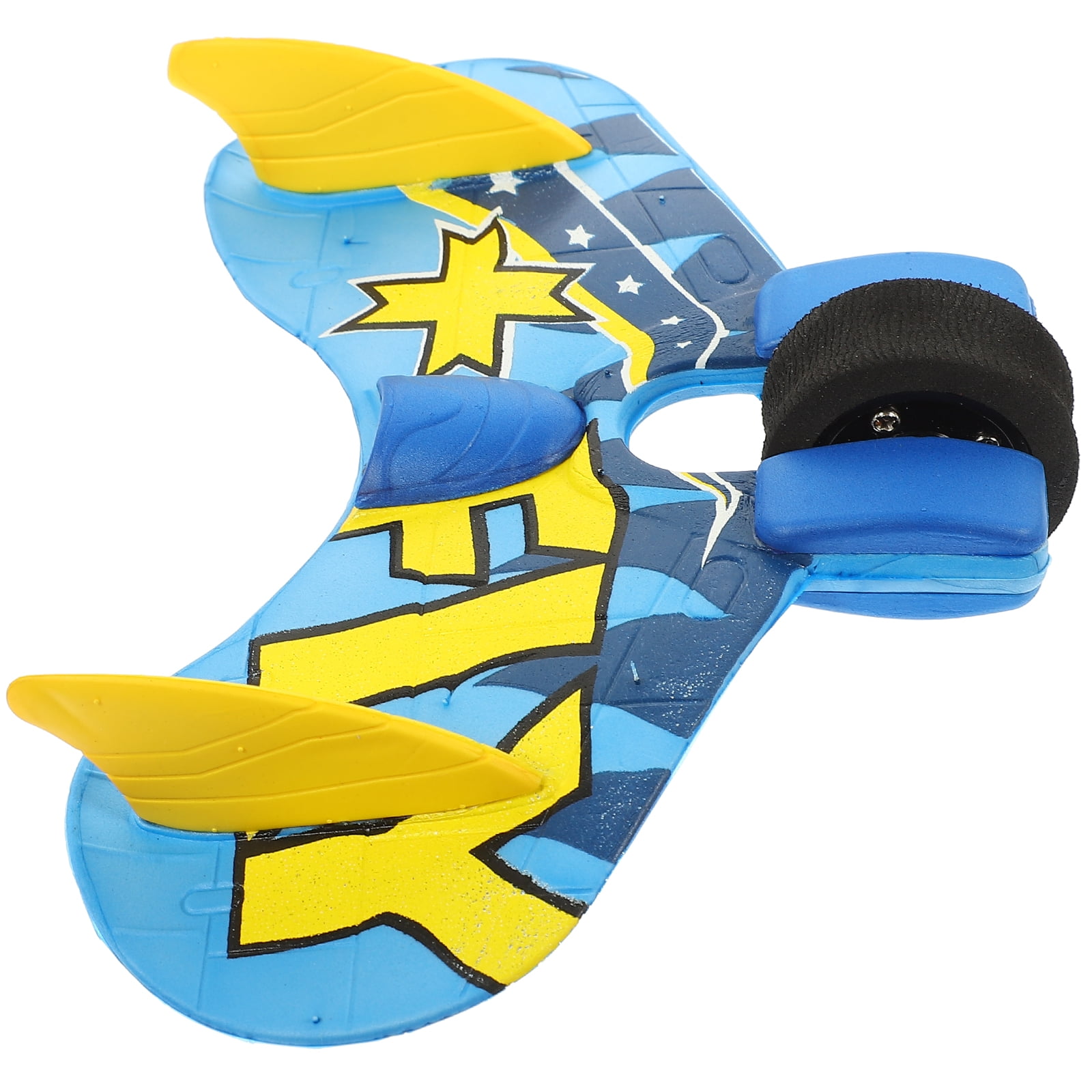 Finger Wheel Hand Throw Plane Puzzle Toys Bouncy Kids Sports Toddler ...