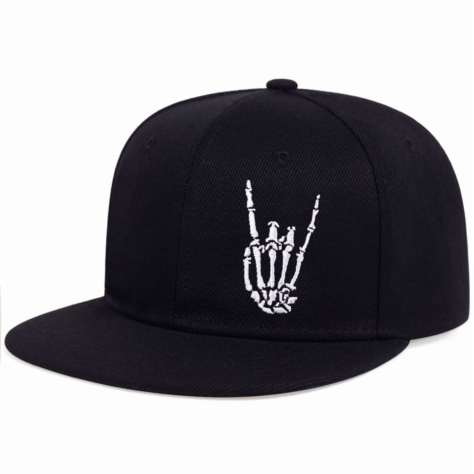 Finger embroidery baseball cap Cotton adjustable outdoor sports golf ...