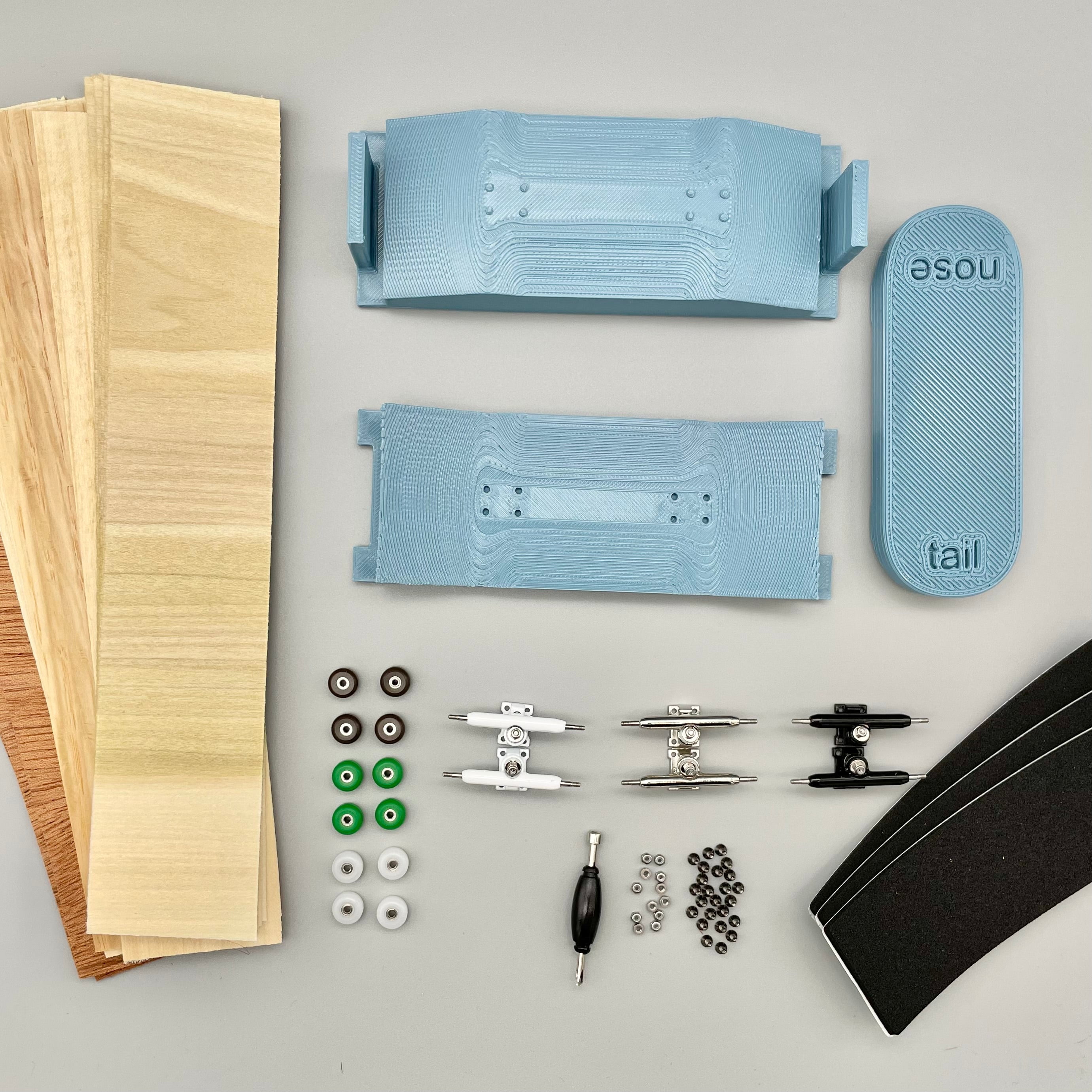 Fingerboard Mold 96mm x 35mm Complete Kit - Walmart.com
