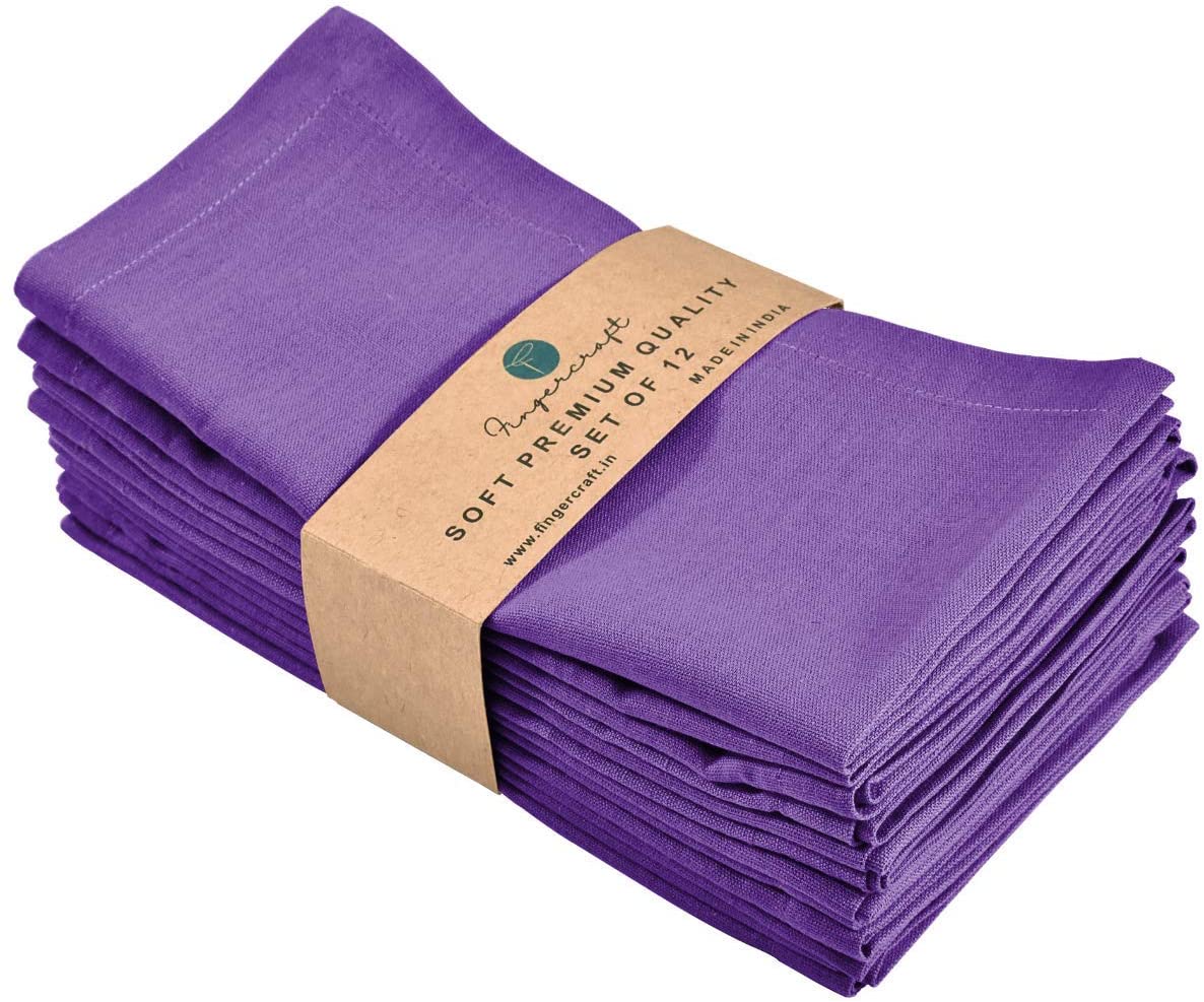 Mainstays Solid Fabric Napkin, Arctic White, Set of 12 - Walmart.com