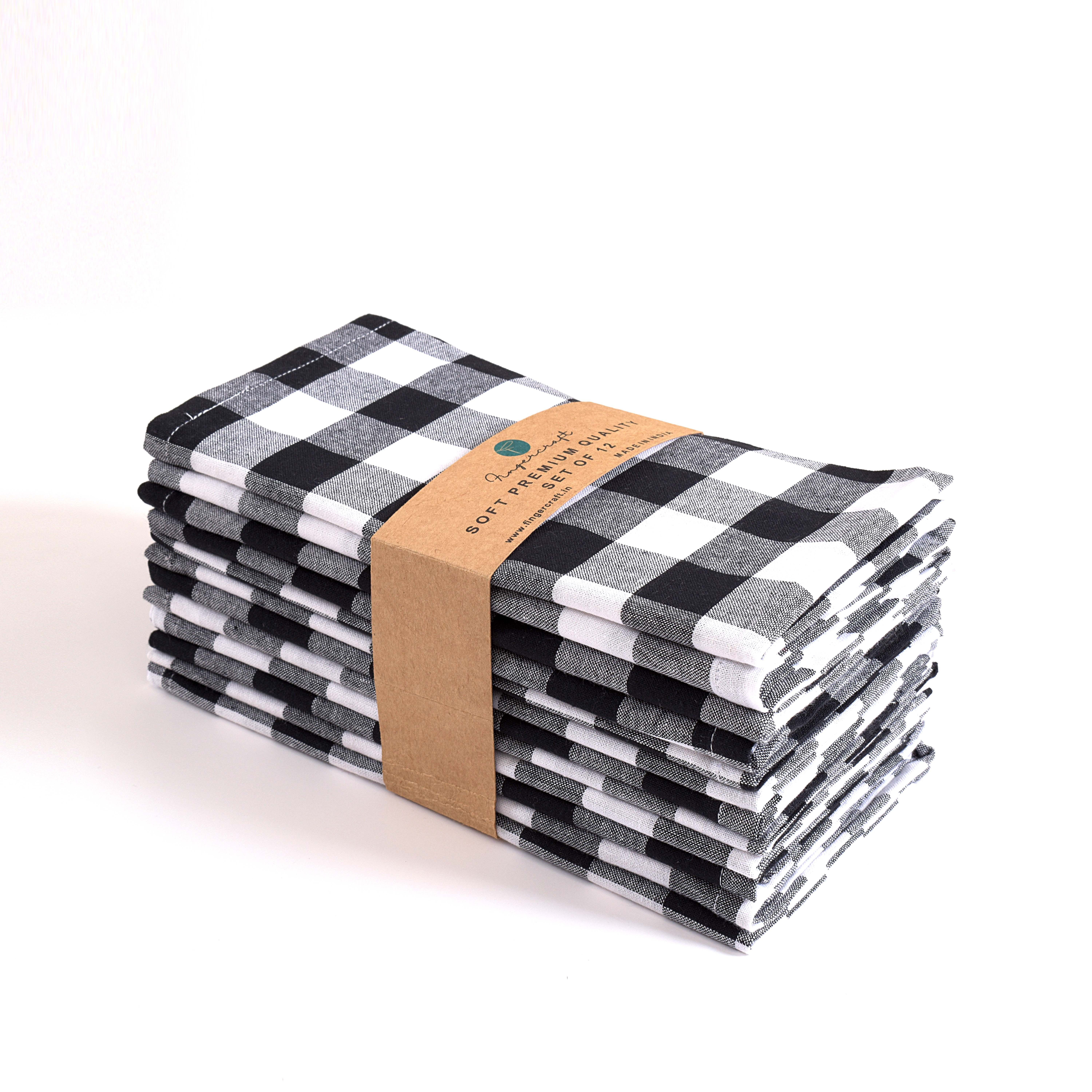 Fingercraft Dinner Cloth Napkins, Everyday Use, Soft and Well Absorbent ...