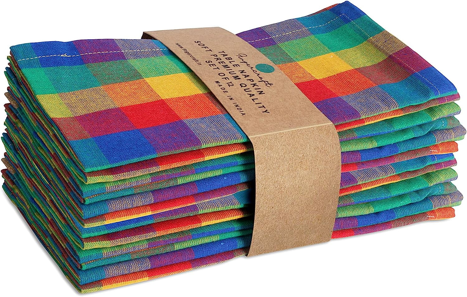 Fingercraft Dinner Cloth Napkins, Everyday Use, Soft and Well Absorbent ...