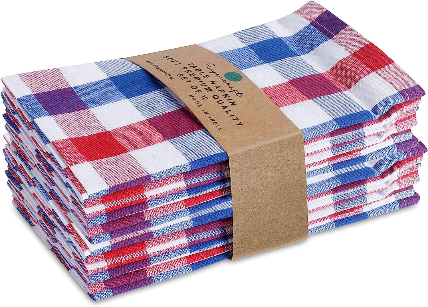 Fingercraft Dinner Cloth Napkins, Everyday Use, Soft and Well Absorbent ...