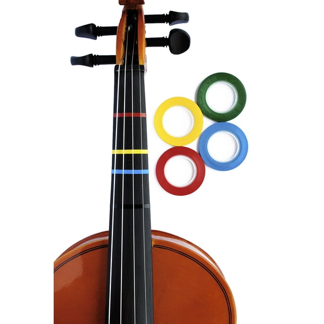 Fingering Tape for Violin Viola Cello Bass, Acid-Free Adhesive Practice ...