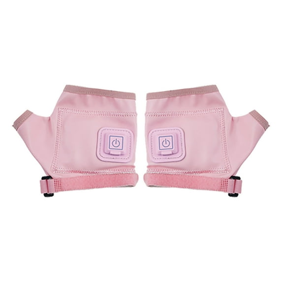 Fingerless Heated Gloves for Typing and Work Rechargeable Hand Warmers ...