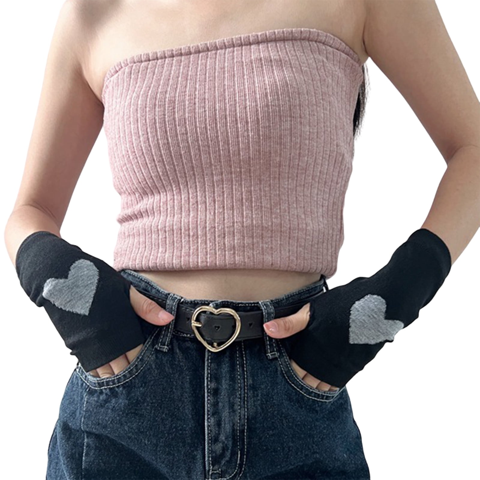 Fingerless Mittens for Party Short Arm Sleeves Photoshoots Gloves Party ...