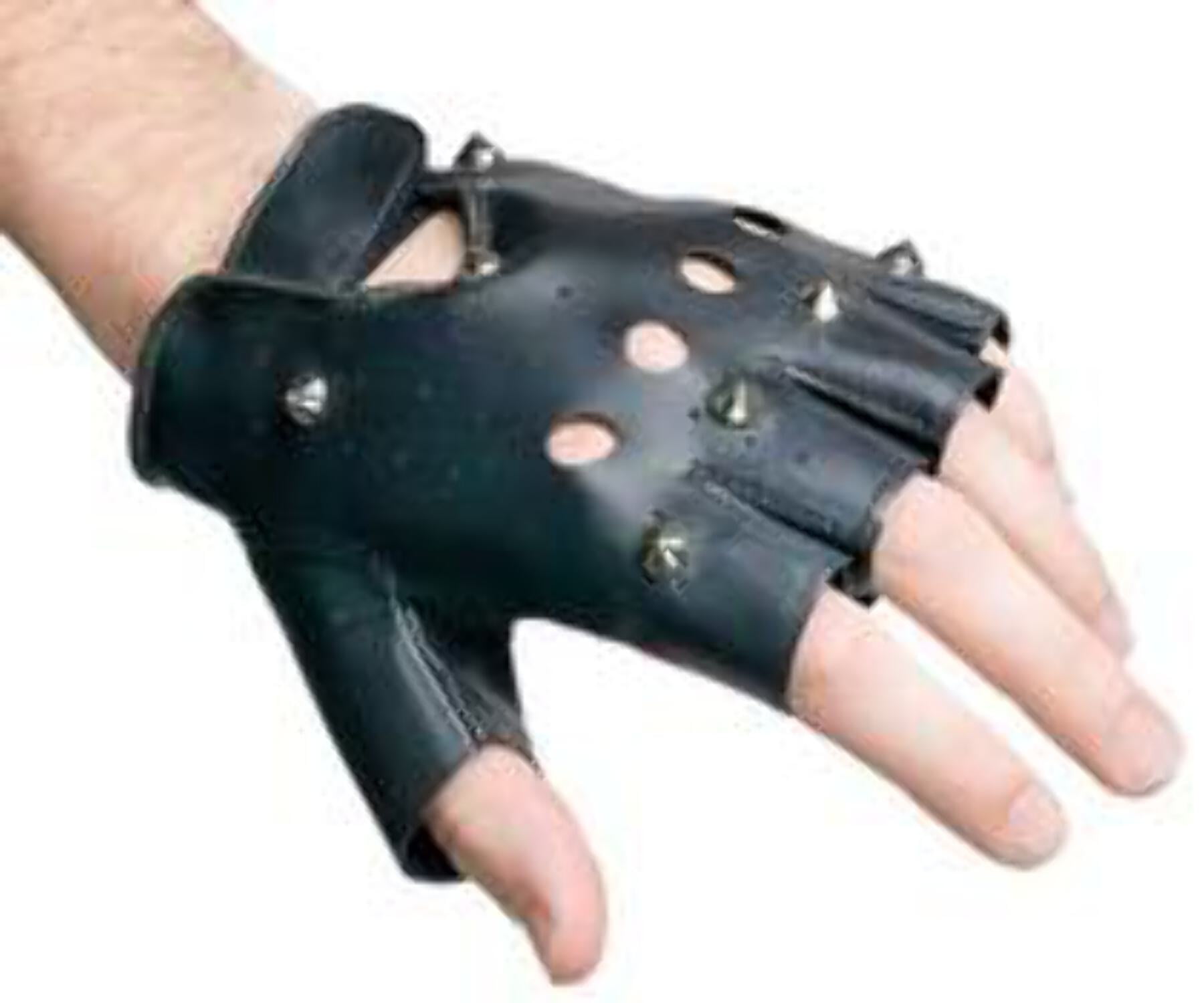 Fingerless Studded Gloves - Walmart.com