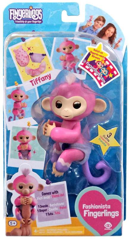 Fingerlings Interactive Baby Sloth Tiffany Figure with Over 40 ...