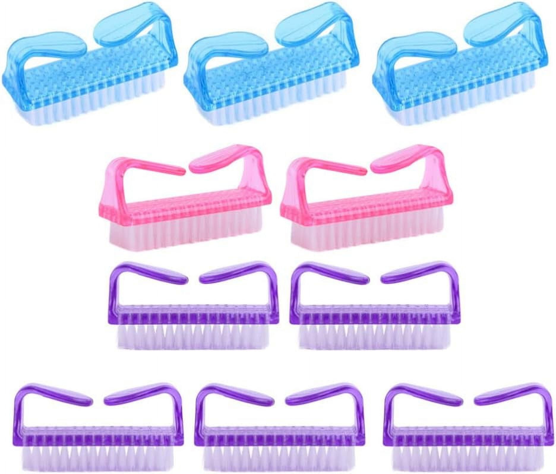 Fingernail Brush Cleaning Scrubber 10 Pcs Nail Scrub Brush Finger Nail ...