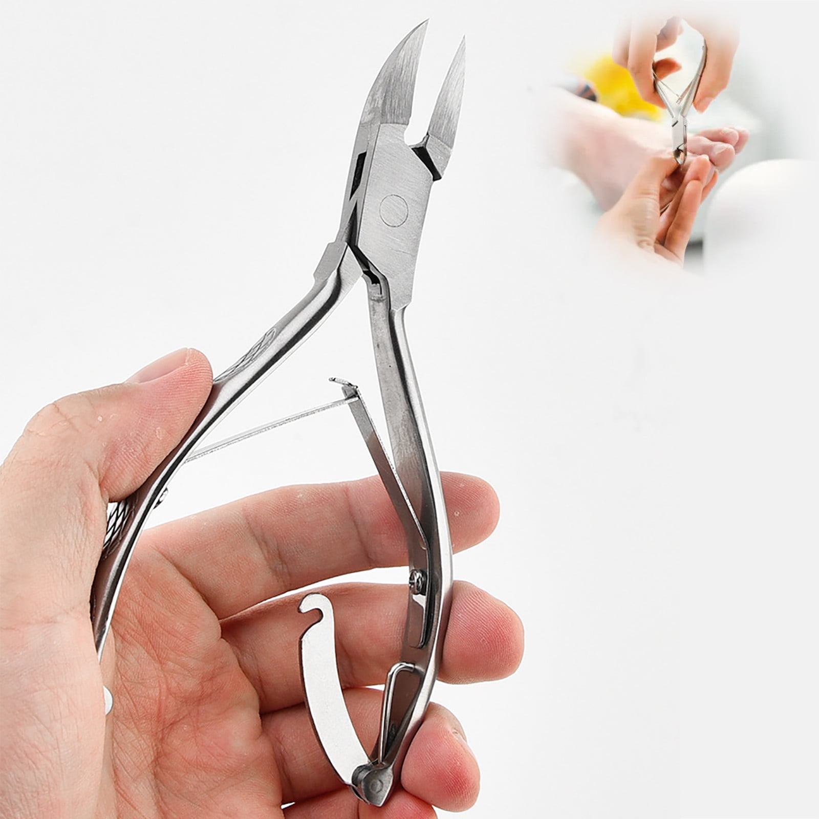 Fingernail Toenail Cuticle Nipper Trimming,Stainless Steel Cuticle ...