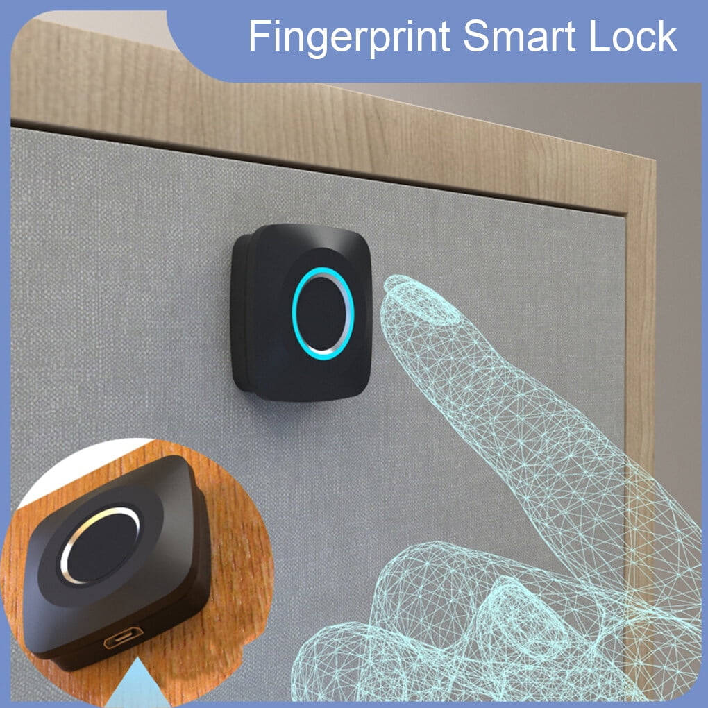 Fingerprint Cabinet Lock, Smart Electronic Cabinet Locks, Drawer Lock ...