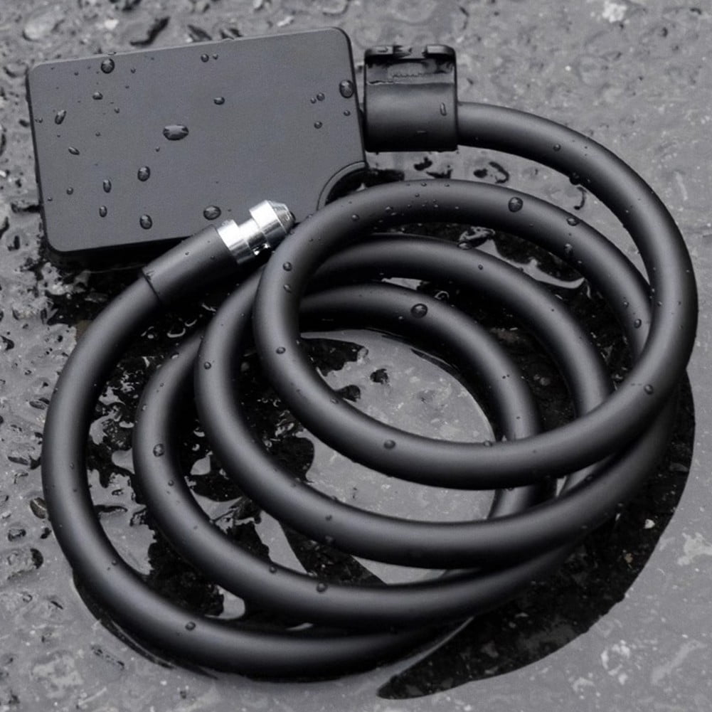 Fingerprint Cable Lock 1200Mm Bike Lock Waterproof Keyless Biometric ...