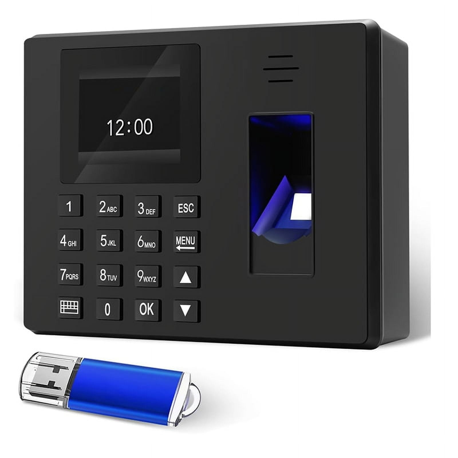 Fingerprint Clock Finger Scanning and PIN Punch in One, No Monthly Fee ...