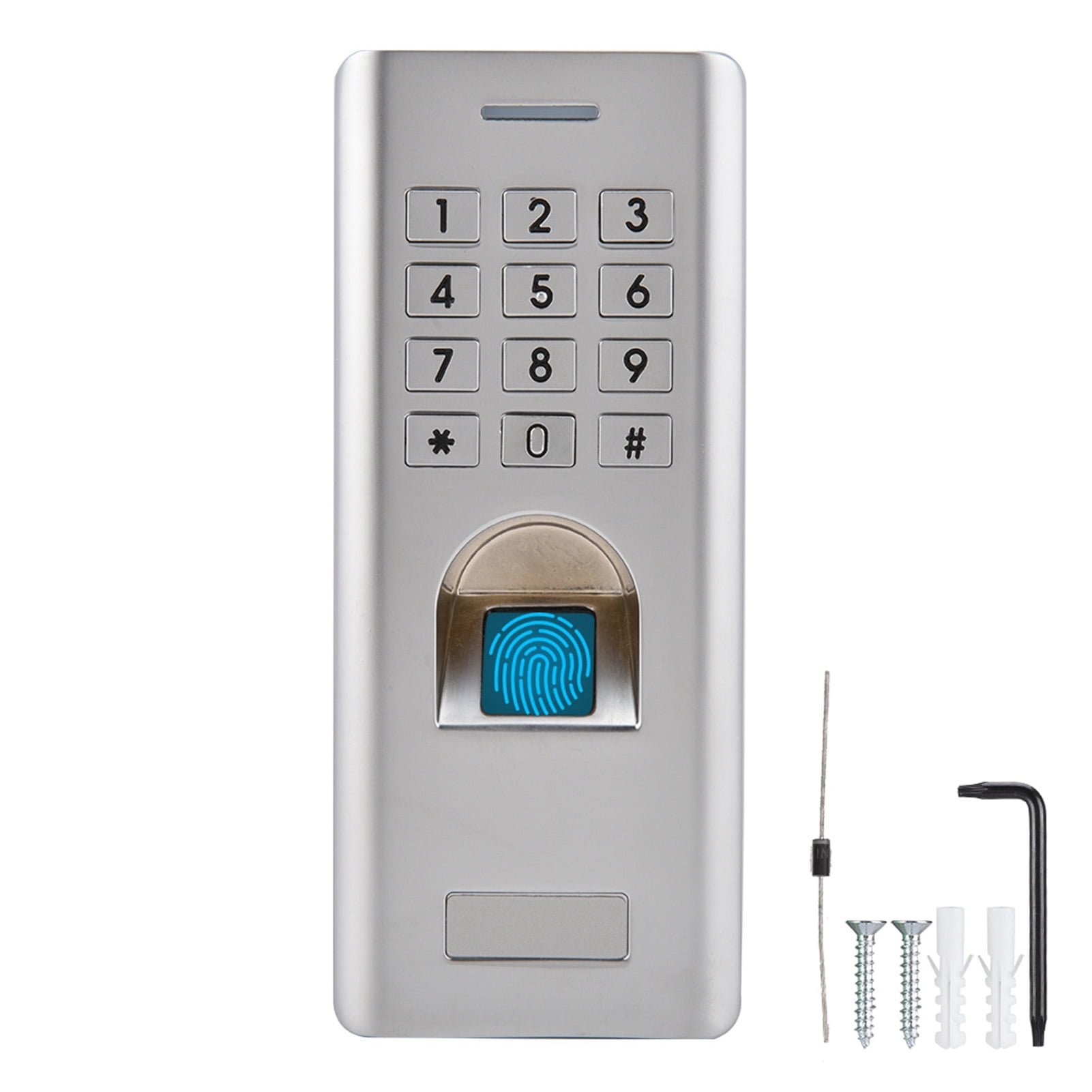 Fingerprint Door Access Control, Waterproof Keypad Entry System with ...