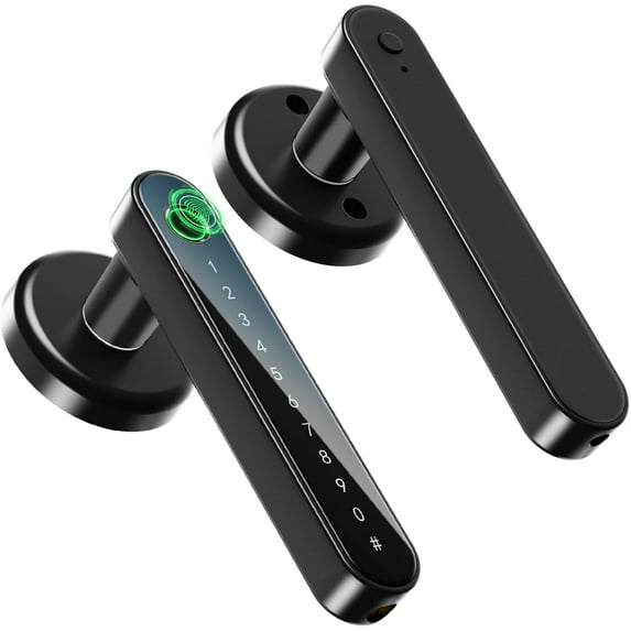 Fingerprint Door Lock Biometric Door Lock with Keypad with Handle for ...