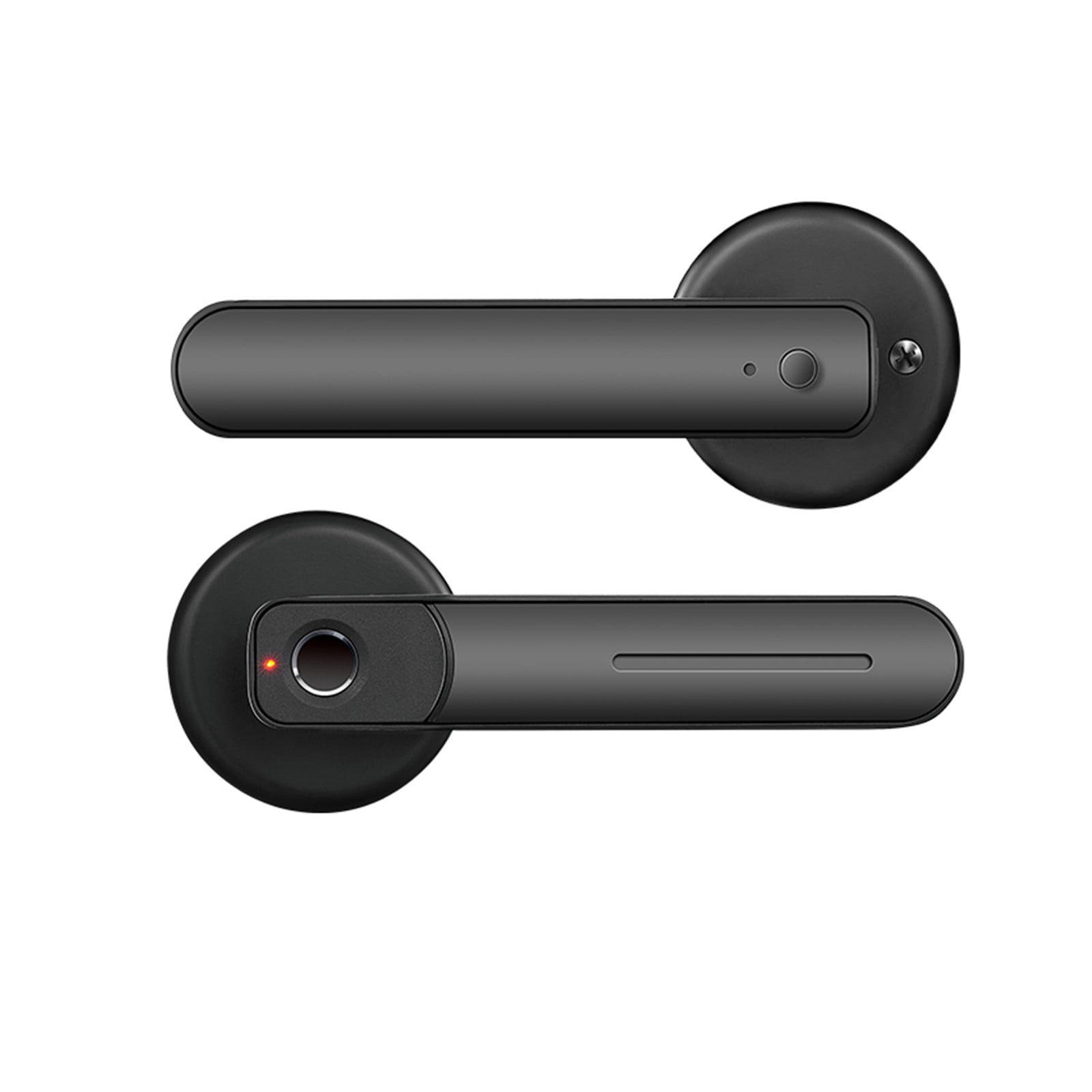 Fingerprint Door Lock Handle USB Rechargeable Anti Theft Smart Electric ...