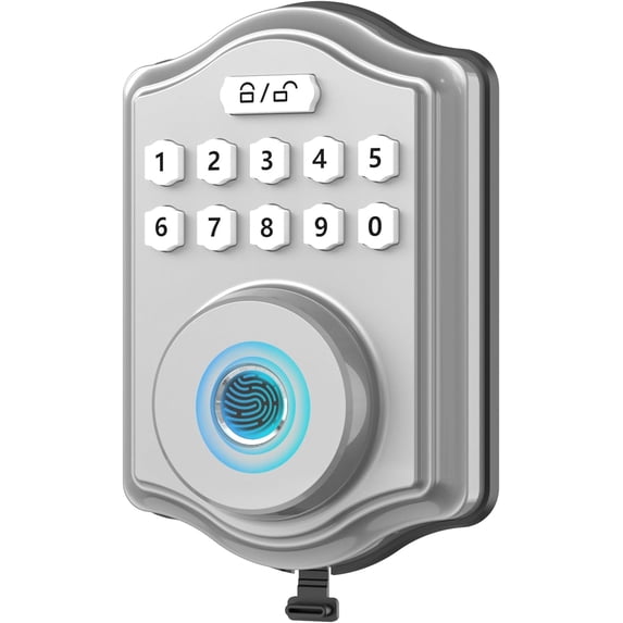 Fingerprint Door Lock, Keyless Entry Door Lock with Code, Voice ...