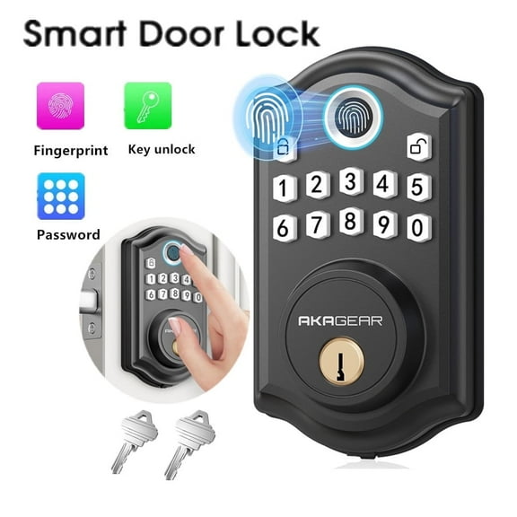 Tuya Smart Deadbolt Locks Door Entry Front Keyless Fingerprint Keypad ...