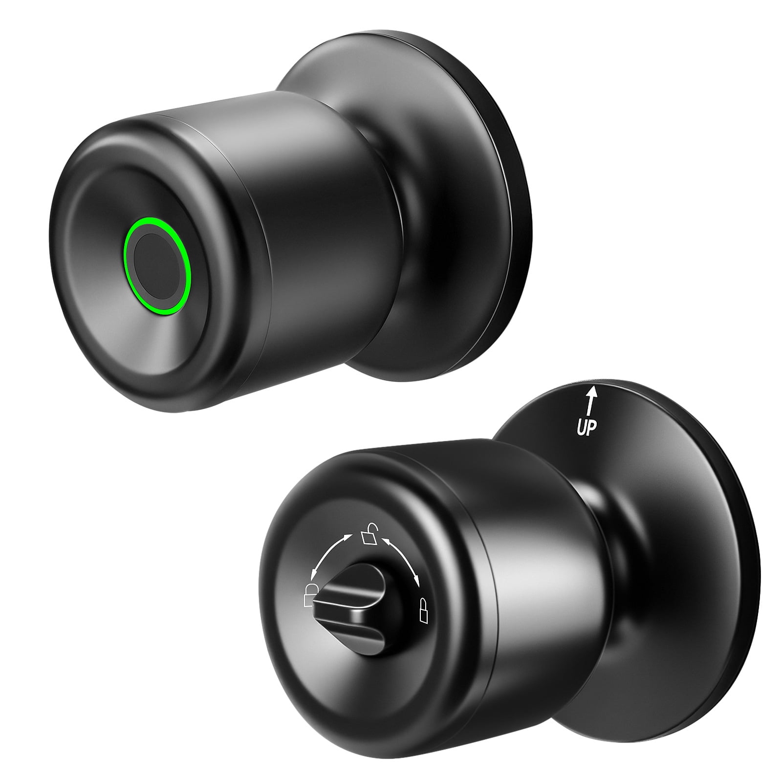 Fingerprint Door Lock, Rechargeable Smart Door Knob, Biometric Door ...