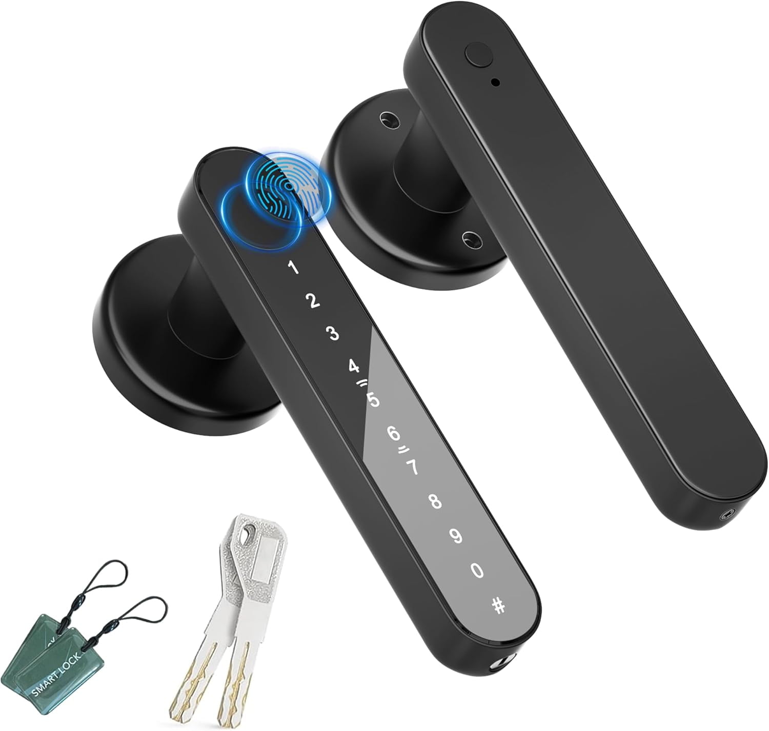 Fingerprint Door Lock,Smart Door knob,biometric Door Lock,with passcode ...
