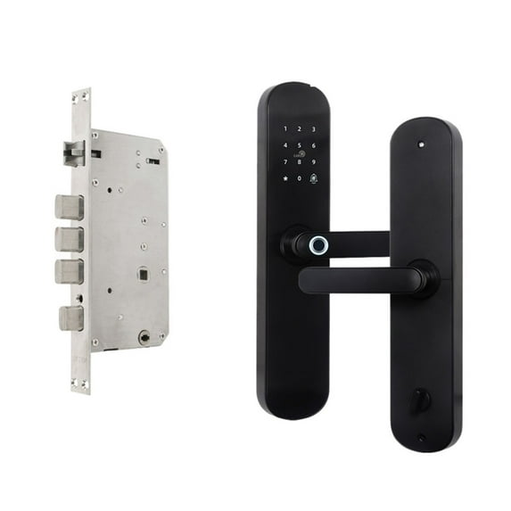 Fingerprint Door Lock Smart Phone APP TT Lock Bluetooth / Wifi Password ...