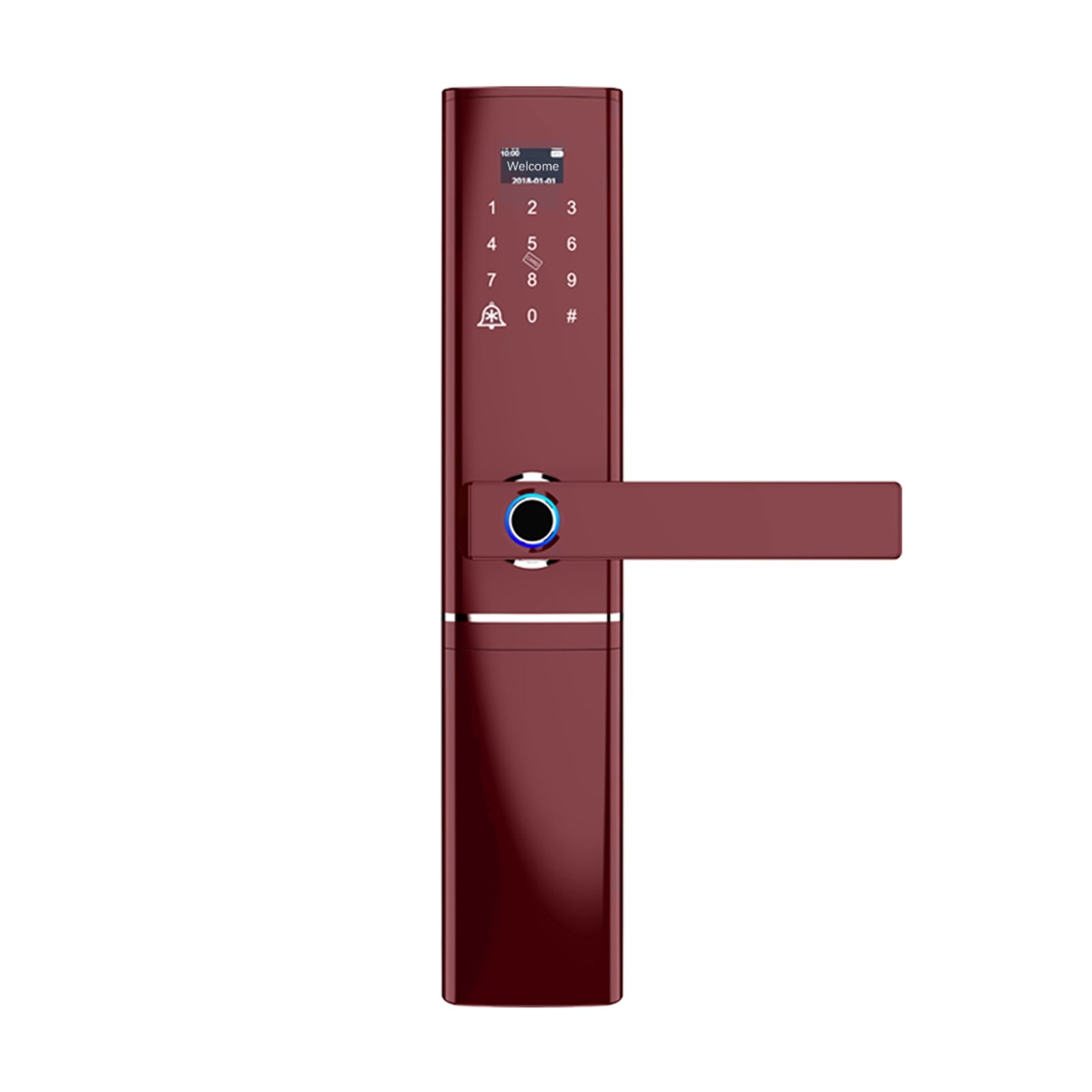 Fingerprint Door Lock, Waterproof Electronic Door Lock Intelligent ...
