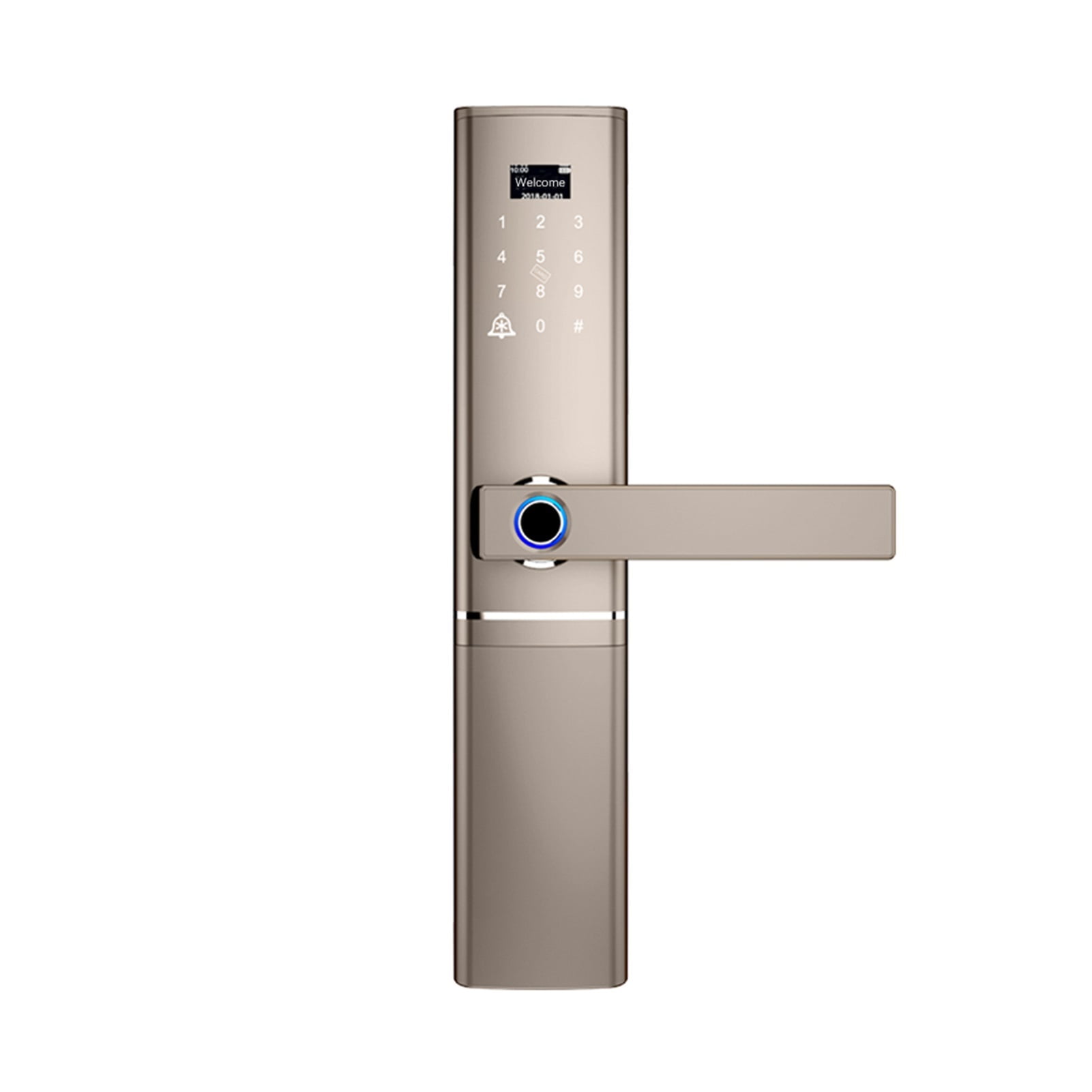 Fingerprint Door Lock, Waterproof Electronic Door Lock Intelligent ...