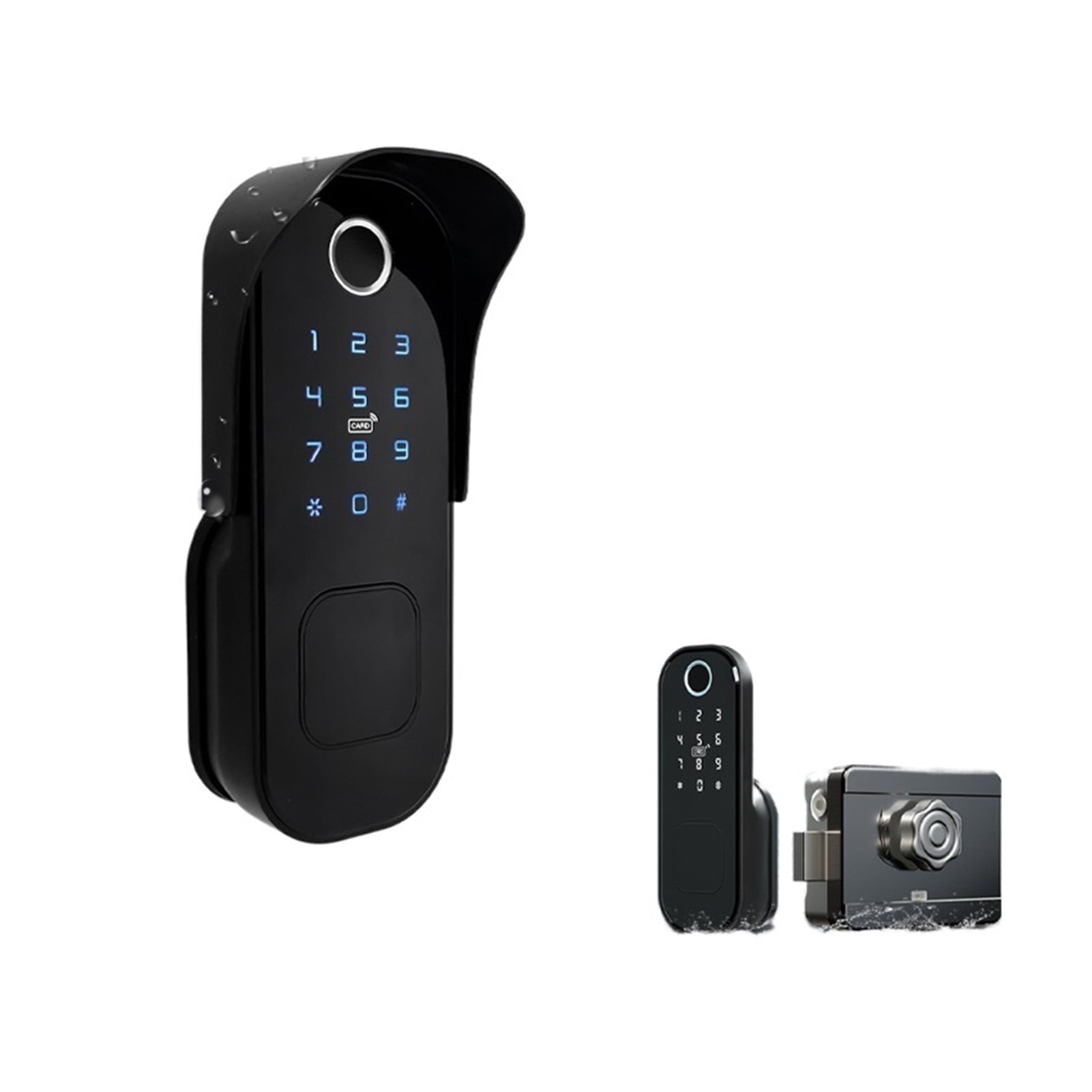 Fingerprint Door Lock Waterproof Outdoor Gate Bluetooth Lock Wifi ...